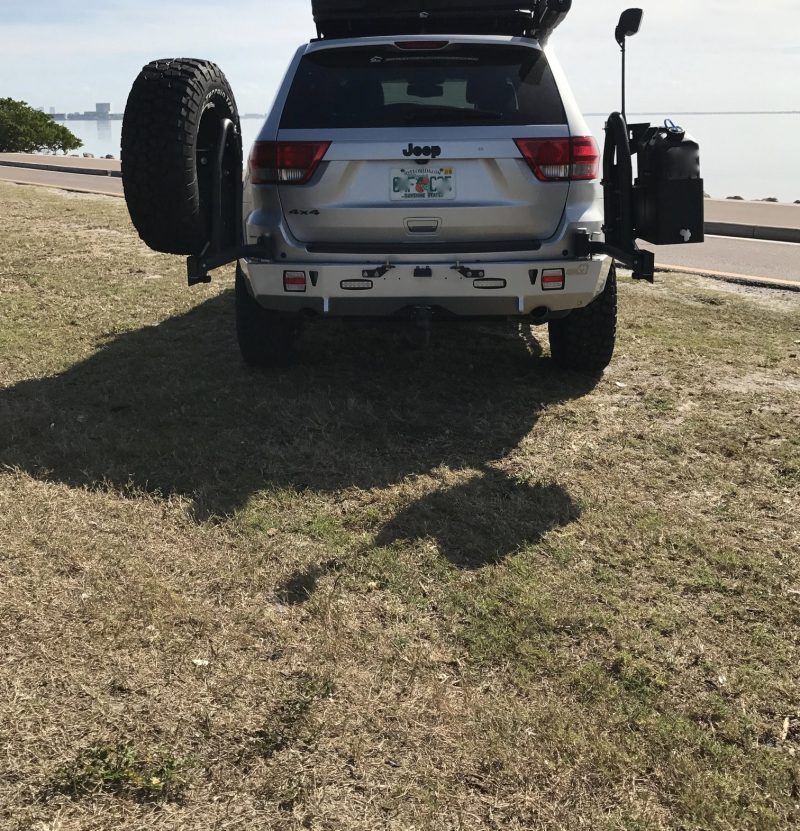 WK2 Grand Cherokee Steel Rear Bumper and Tyre Carrier - KS Overland ...