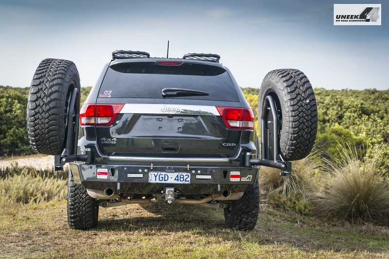 WK2 Grand Cherokee Steel Rear Bumper and Tyre Carrier - KS Overland ...