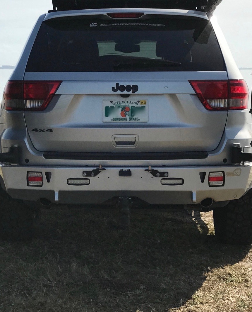 WK2 Grand Cherokee Steel Rear Bumper and Tyre Carrier - KS Overland ...