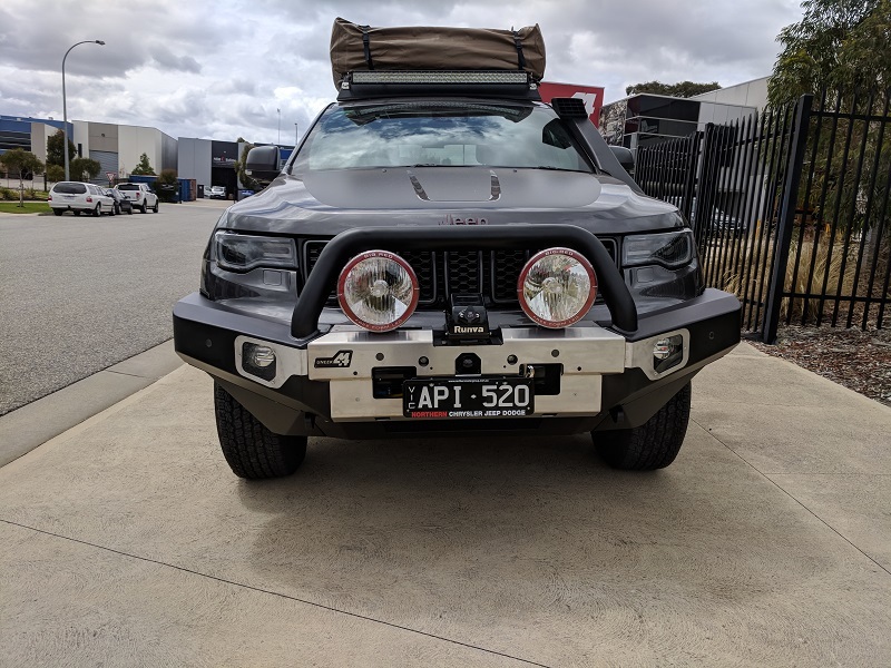 WK2 Jeep Grand Cherokee Commander Bull Bar 2017 - ON - KS Overland ...
