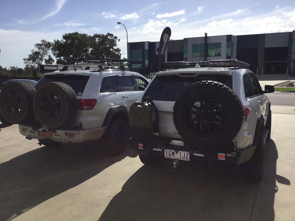 WK2 Grand Cherokee Steel Rear Bumper and Tyre Carrier - KS Overland ...