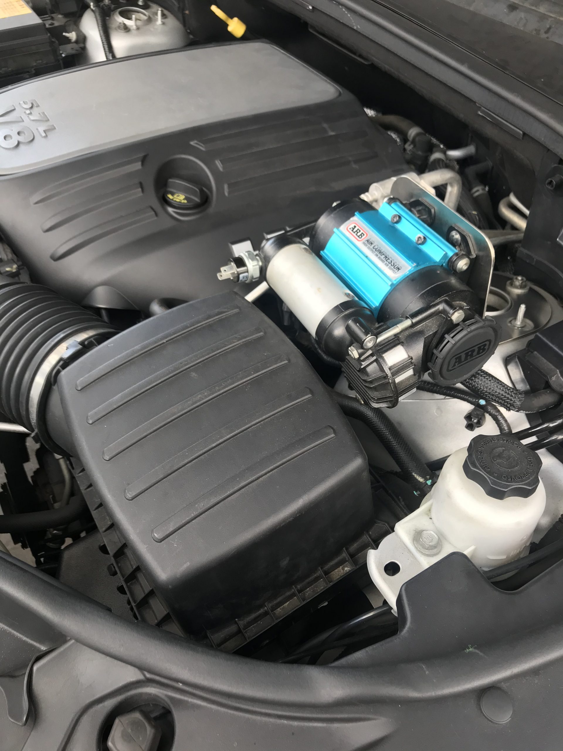 Grand Cherokee WK2 ARB Air Compressor mount - KS Overland Evolution ...