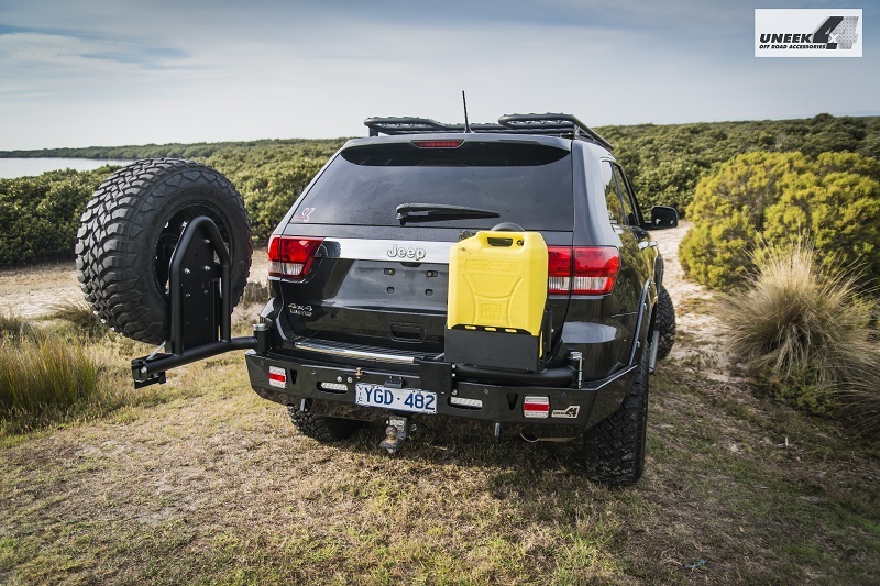 WK2 Grand Cherokee Steel Rear Bumper and Tyre Carrier - KS Overland ...
