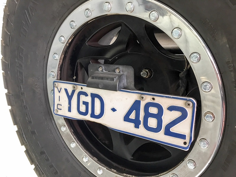 License Plate Relocation Bracket - KS Overland Evolution | Off Road ...